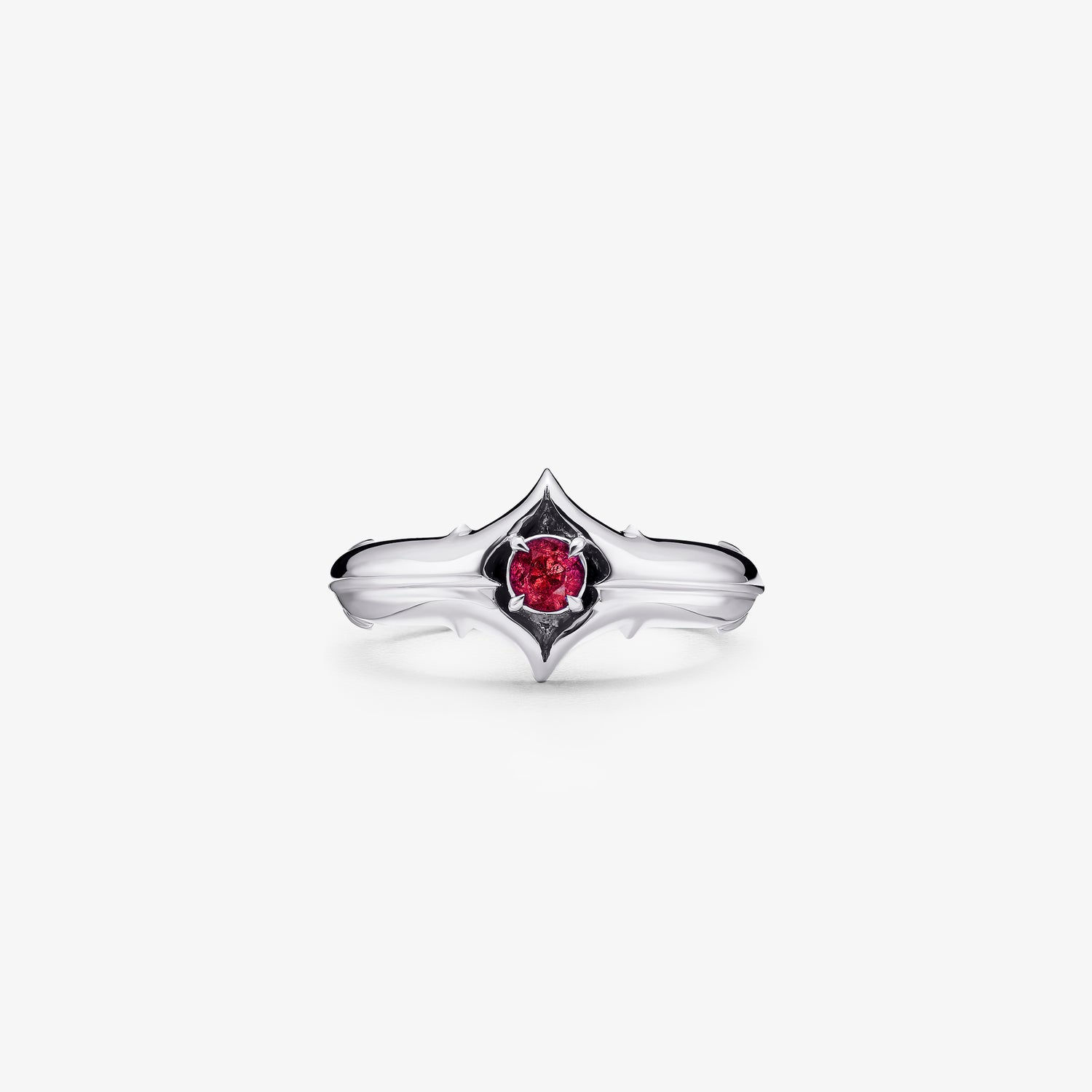 Saber Gemstone Ring in 14K Gold | Alex Moss NY