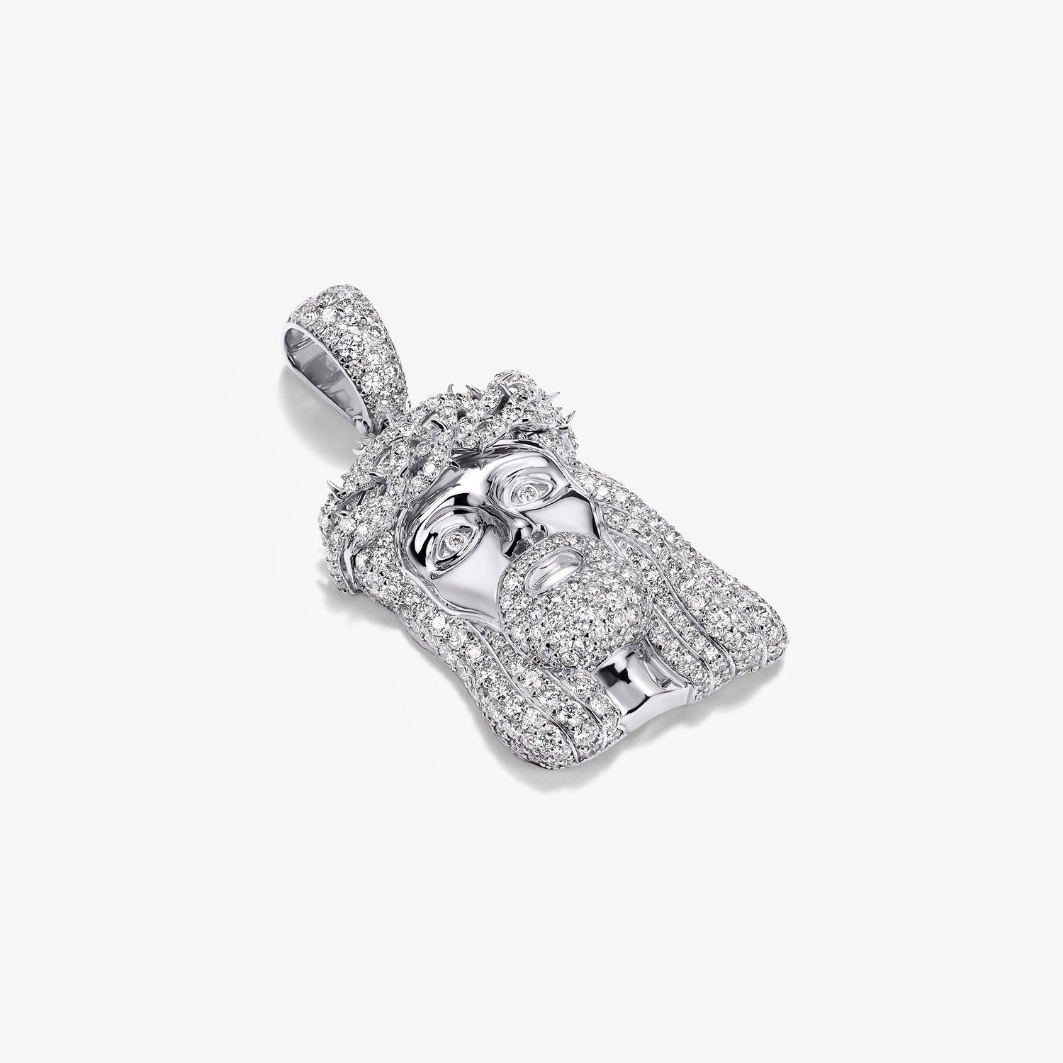 Classic Diamond Jesus Piece | Alex Moss NY