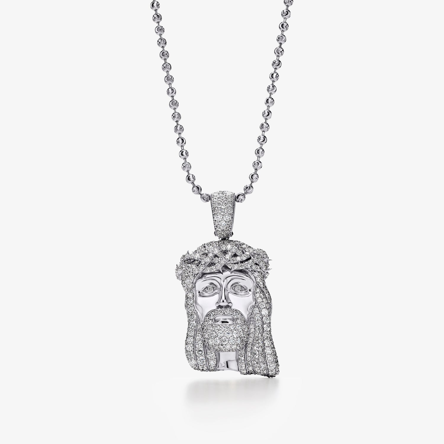 Classic Diamond Jesus Piece | Alex Moss NY