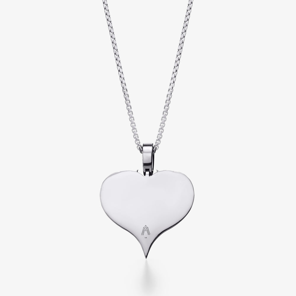 Large Trinity Diamond Heart Pendant | Alex Moss NY - Alex Moss New York