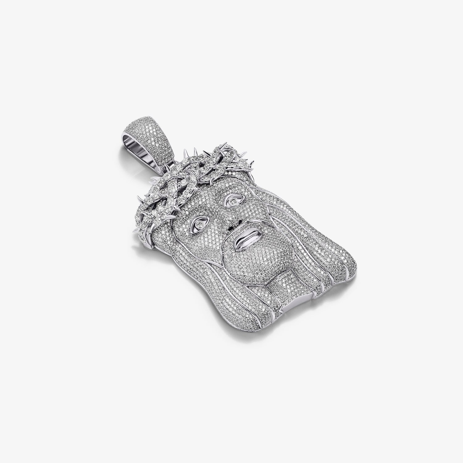 Jumbo Classic Diamond Jesus Piece | Alex Moss NY