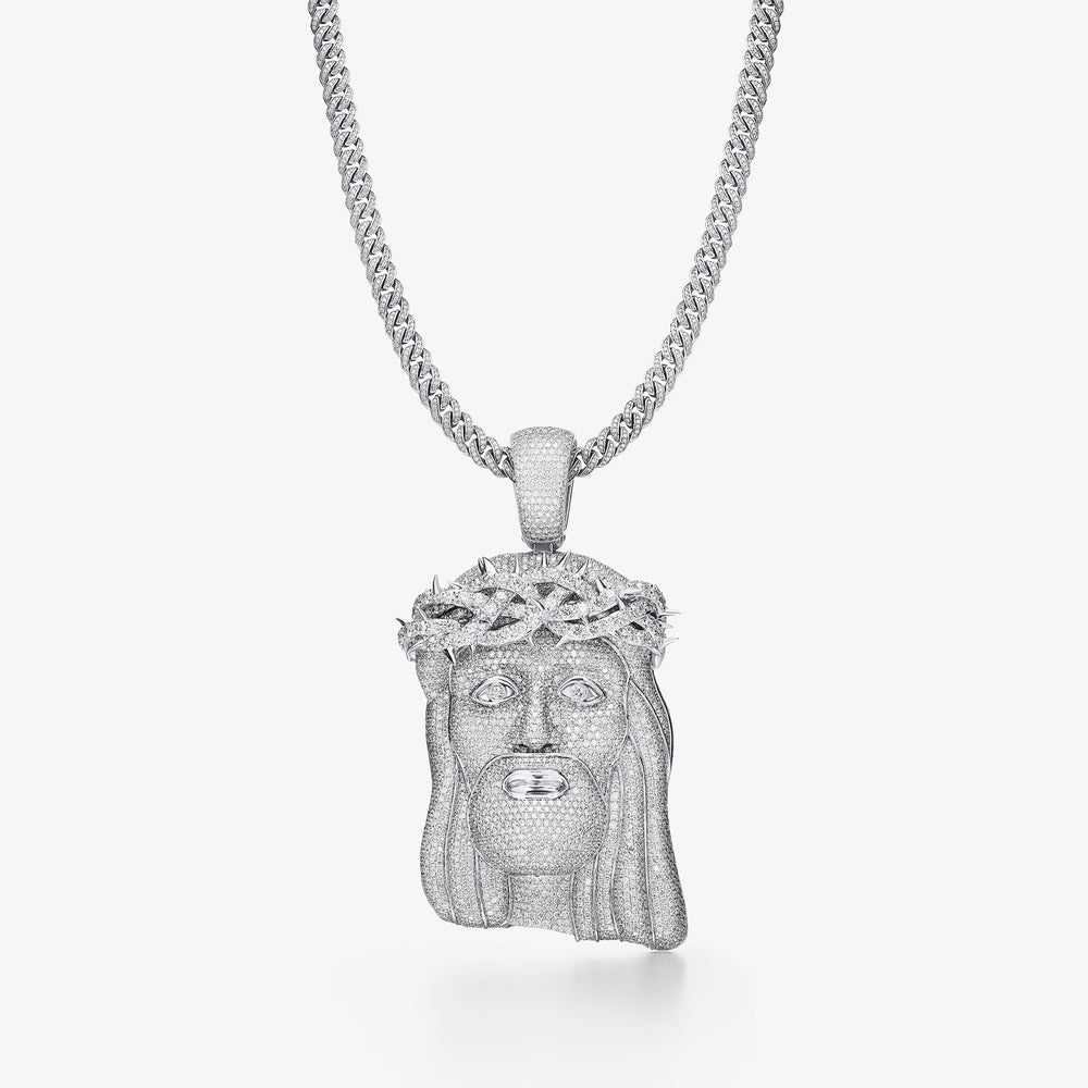 Jumbo Classic Diamond Jesus Piece | Alex Moss NY