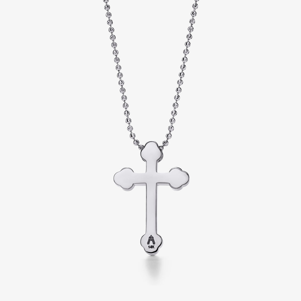 Vatican Wood-Textured Cross Pendant | Alex Moss NY
